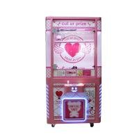 China Crazy Scissors Cut Toy Prize Doll Game Machine With LCD Display English Language for sale