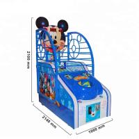 China Arcade Mickey Basketball Shooting Game Machine Metal Cabinet Firm And Durable for sale