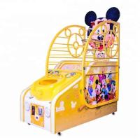 China Arcade Mickey Basketball Shooting Game Machine Metal Cabinet Firm And Durable for sale