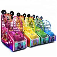 China Arcade Mickey Basketball Shooting Game Machine Metal Cabinet Firm And Durable for sale