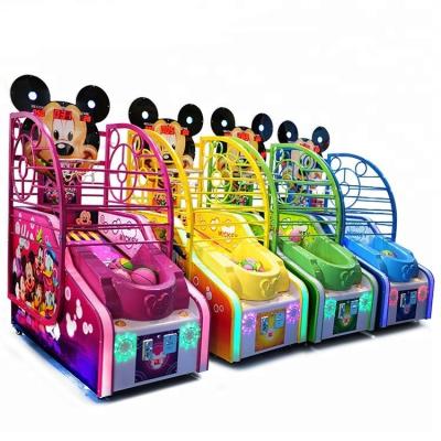 China Arcade Mickey Basketball Shooting Game Machine Metal Cabinet Firm And Durable for sale