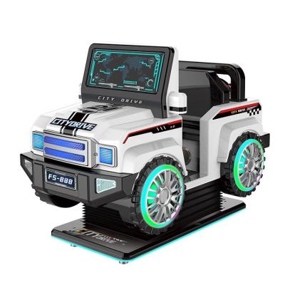 China English Version City Suv Kiddie Ride Machines With FRP / PVC Material Durable for sale