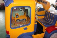China Dual Players Kiddie Ride Machines / Claw Crane Vending Machine for sale