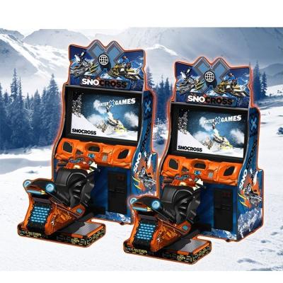 China Fashion Motor Racing Game Machine Snow Cross Motorcycle For Children for sale