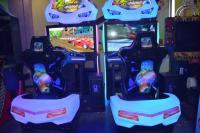 China 350W 110V Car Racing Arcade Game Machine For Kids 5 ~ 12 Years Old for sale