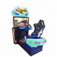China 350W 110V Car Racing Arcade Game Machine For Kids 5 ~ 12 Years Old for sale