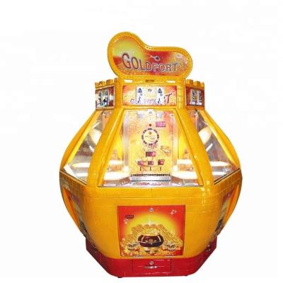 China Electronic Lottery Gold Fort Prize Game Machine For Theater English Version for sale