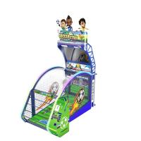 China Metal Material Football Shooting Machine / Soccer Game Machine for sale