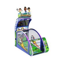 China Metal Material Football Shooting Machine / Soccer Game Machine for sale