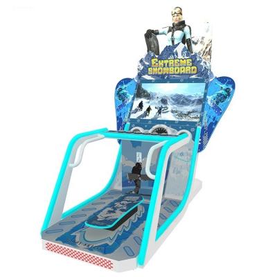 China 300W / 220V Indoor Skiing Simulator Coin Operated Video Game Machine for sale