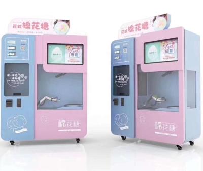 China Floss Flower Vending Cotton Candy Making Machine Automatic Customized Color for sale