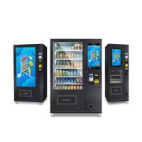 China Black Color Drinks Combo Vending Machine 337~662 Capacity Field Installation for sale