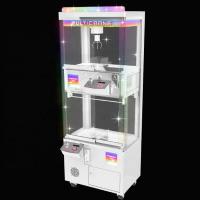 China Amusement Center Crane Claw Machine Acrylic Cabint And Tempered Glass Material for sale