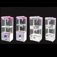 China Amusement Center Crane Claw Machine Acrylic Cabint And Tempered Glass Material for sale