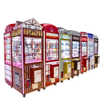China 1 Player Crane Claw Machine / Telephone Toy Crane Machine For Shopping Mall for sale