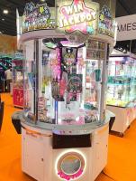 China Arcade Coin Operated Claw Candy Grabber Machine For Kids White Color for sale