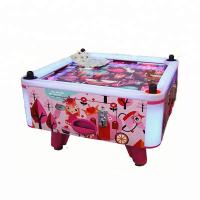 China Arcade Kids Game Machine 4 Person Air Hockey Table Electronic Sports for sale
