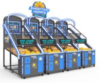 China Coin Operated Street Basketball Arcade Machine For 3 Person English Version for sale