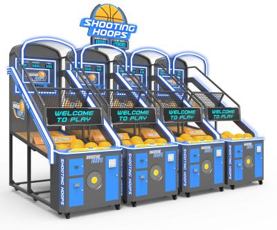 China Coin Operated Street Basketball Arcade Machine For 3 Person English Version for sale
