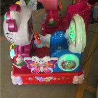 China Hello Kitty Cat Shape Kiddie Ride Machines /  Kids Amusement Rides for sale
