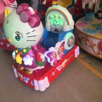 China Hello Kitty Cat Shape Kiddie Ride Machines /  Kids Amusement Rides for sale
