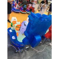China Animal Swing Game Crazy Horse Kiddie Ride Machines 1 Player 125x53x80cm for sale