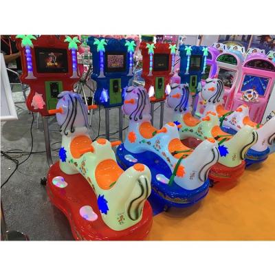 China Animal Swing Game Crazy Horse Kiddie Ride Machines 1 Player 125x53x80cm for sale