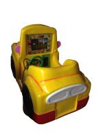 China Electric Video Games Kiddie Swing Car Fiber Glass Cabinet Material for sale