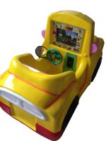 China Electric Video Games Kiddie Swing Car Fiber Glass Cabinet Material for sale