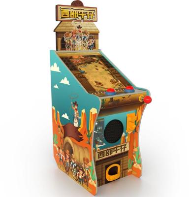 China West Cowboy Kids Pinball Game Machine With Wood Cabinet Material for sale