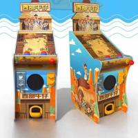 China West Cowboy Kids Pinball Game Machine With Wood Cabinet Material for sale