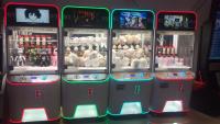 China Futurn Ii Led Video Toy Crane Machine / Coin Pusher Prize Game Machine for sale