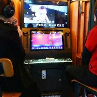 China Singing Song Simulator Game Machine Arcade Coin Operated Electronic for sale