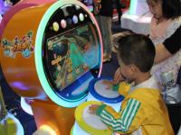 China HD Screen Genius Drum Coin Operated Music Machine For Amusement Park for sale