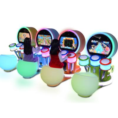 China HD Screen Genius Drum Coin Operated Music Machine For Amusement Park for sale