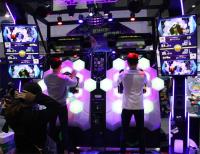 China Arcade Video Dance Cube Coin Operated Music Machine For 1-2 Players for sale