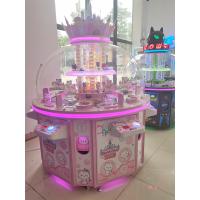 China SGS Gift Vending Machine / 6 People Automatic Joystick Gift Game Machine Crystal Castle for sale