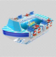 China 1 ~ 4 People Kids Arcade Machine With Coin Pusher  Fish Game Table Gambling for sale