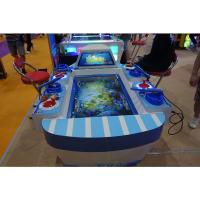 China 1 ~ 4 People Kids Arcade Machine With Coin Pusher  Fish Game Table Gambling for sale