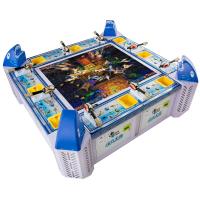 China Realistic 3D Shooting Catch Fish Table Gambling Machine With Adjusting Fishhook Position for sale