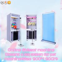China 220V Toys Crane Machine / Online Scissor Network Shear Dolls Cut Prize Gift Machine for sale