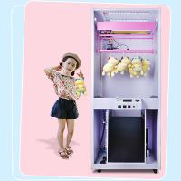 China 220V Toys Crane Machine / Online Scissor Network Shear Dolls Cut Prize Gift Machine for sale
