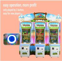 China 3 Players Redemption Arcade Machines Adjustable Difficulty Happy Fruits Coin Ticket Lottery Dispenser Video Game Machine for sale