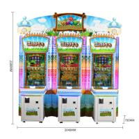 China 3 Players Redemption Arcade Machines Adjustable Difficulty Happy Fruits Coin Ticket Lottery Dispenser Video Game Machine for sale