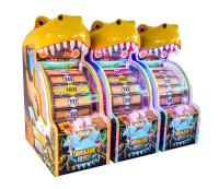 China Arcade Dinosaur Lucky Wheel Ticket Lottery Redemption Game Machine for sale