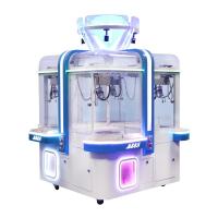 China 4 Player Plush Toys Crane Gift Vending Machine for sale