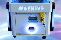 China Coin Pusher Kids Arcade Machine With Lighting for sale