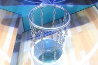 China Commercial Coin Operated Slan Dunk Basketball Game Machine 1 Player for sale