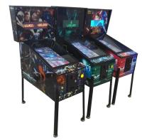 China 66 Games Wooden Virtual Pinball Game Machine With 32