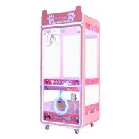 China Full Transparent Case Coin Operation Toy Crane Machine for sale